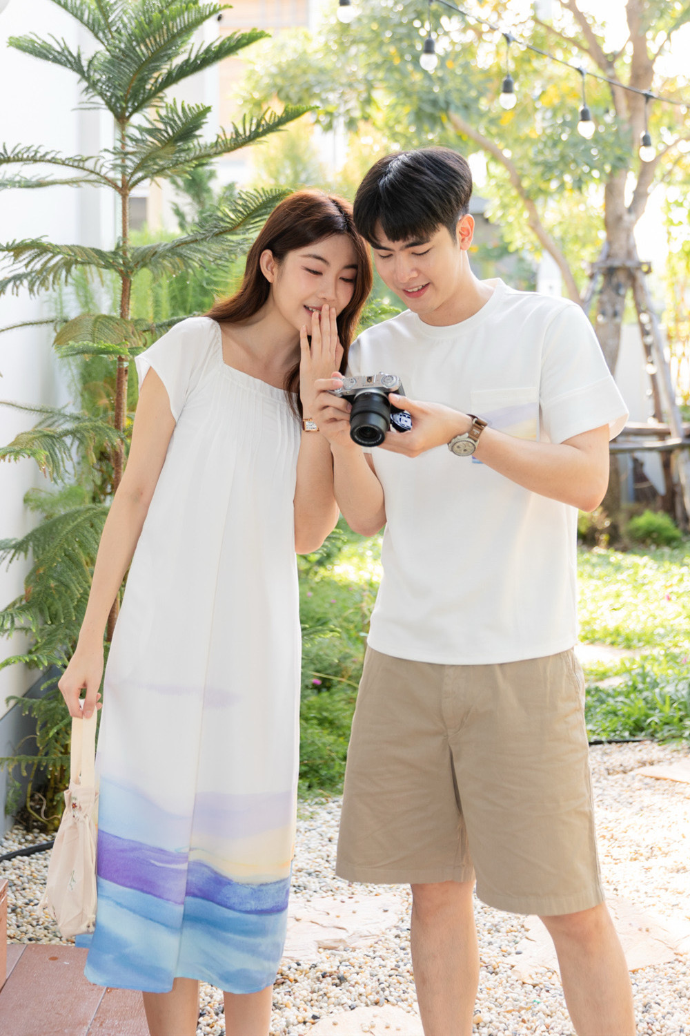 ACW Ascend Pintuck Panel Sash Midi Flowy Dress | Anticlockwise